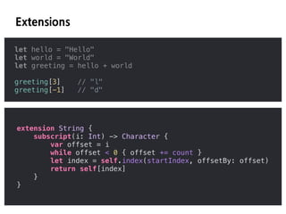 20191116 custom operators in swift | PPT