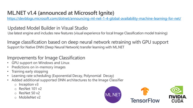 Introduction to ML.NET
