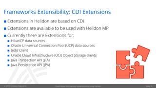 Cloud-Native Microservices using Helidon | PDF