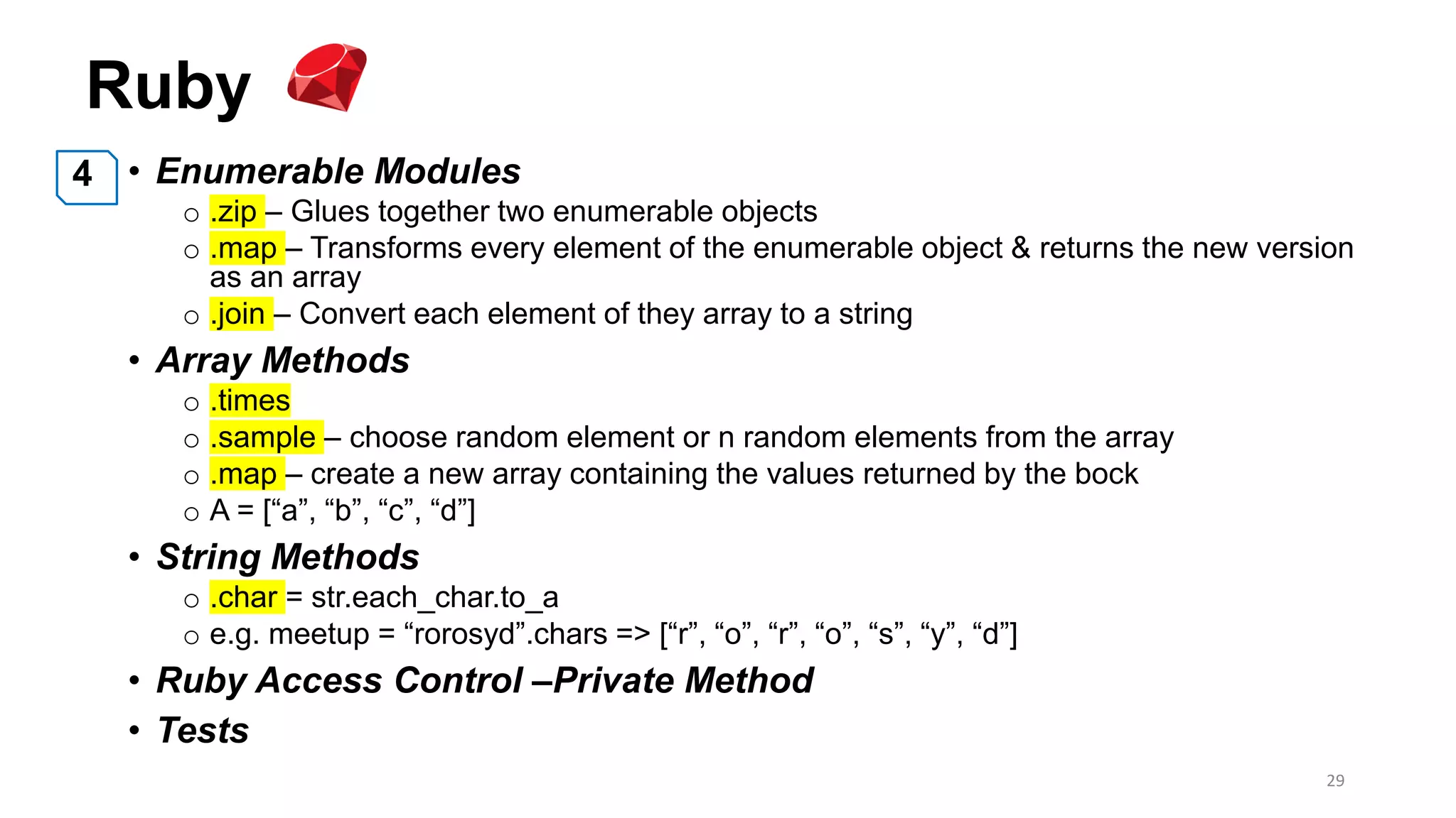 Simple Cipher Exercism Ruby Challenge - Nov 2019 | PPT