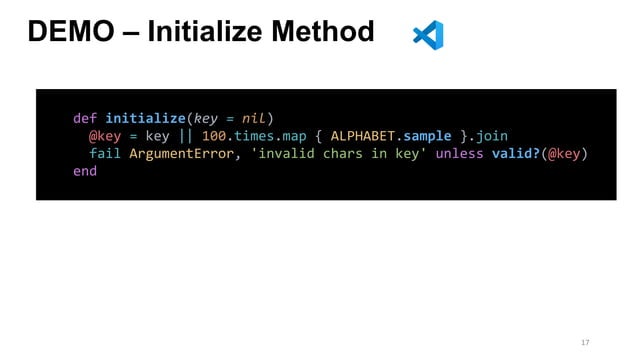 Simple Cipher Exercism Ruby Challenge - Nov 2019 | PPT