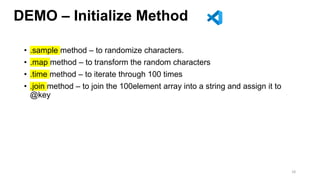 Simple Cipher Exercism Ruby Challenge - Nov 2019 | PPT