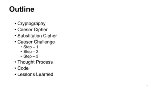 Simple Cipher Exercism Ruby Challenge - Nov 2019 | PPT