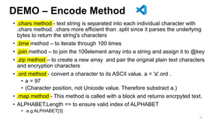 Simple Cipher Exercism Ruby Challenge - Nov 2019 | PPT