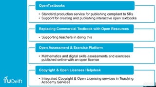 TU Delft Open Science Strategic Plan #oeglobal19 | PPT