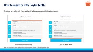 Register with Paytm Mall | PDF