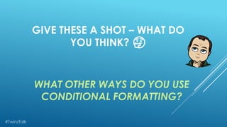 2019 11 Excel Conditional Formatting tips | PDF