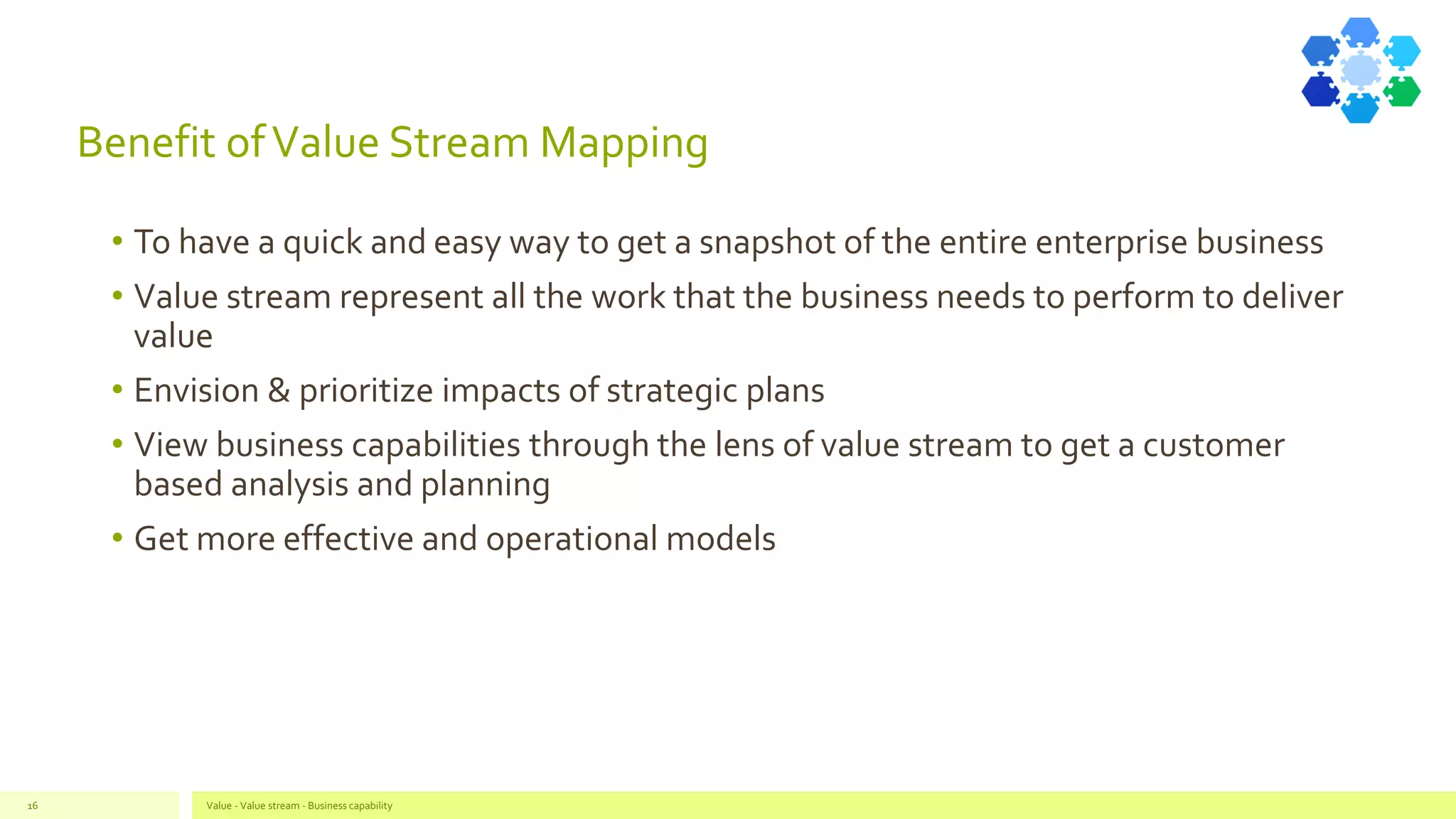 Value analysis with Value Stream and Capability modeling | PDF