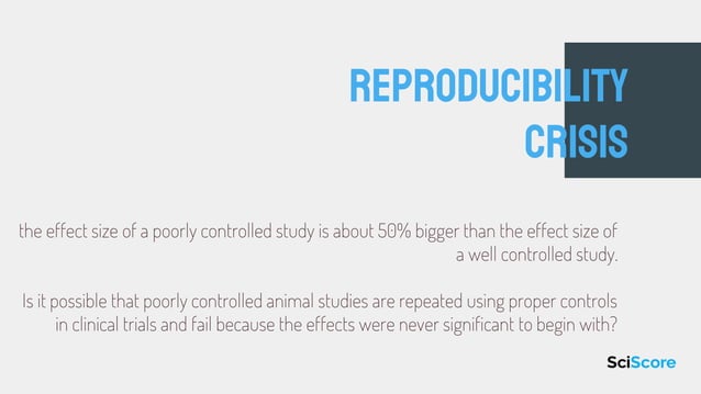 SciScore for Rigor and Reproducibility | PPT
