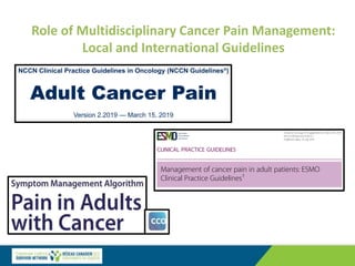 Dr. David Flamer – Cancer Pain Management: Specialized Care | PPTX