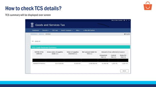 How to check TCS details | PPT