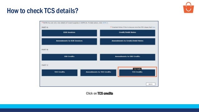 How to check TCS details