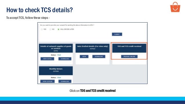 How to check TCS details