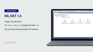 Microsoft Open Tech Night - .NET Developer のための ML.NET - 導入編 | PPT