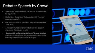 Project Debater - Meetup Hand Out | PPT