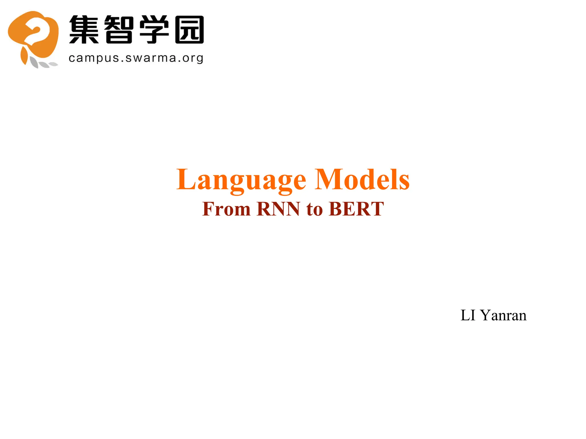 Large Language Models - From RNN to BERT | PDF