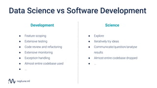 Data science is not Software Development and how Experiment Management ...