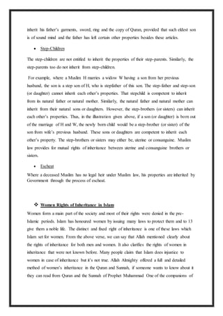 LAW OF INHERITANCE UNDER SHIA SCHOOL (FAMILY LAW) | DOCX