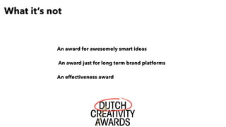 APG x Dutch Creativity Awards - Strategy Lamp | PPT