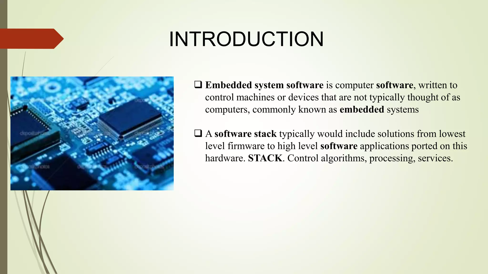 A CASE STUDY ON EMBEDDED SYSTEM SOFTWARE STACK LAYERS | PPTX | Operating Systems | Computer ...