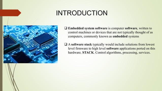 A CASE STUDY ON EMBEDDED SYSTEM SOFTWARE STACK LAYERS | PPTX ...