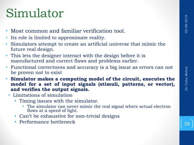 2019 2 Testing And Verification Of Vlsi Designverification Pdf Computer Software And