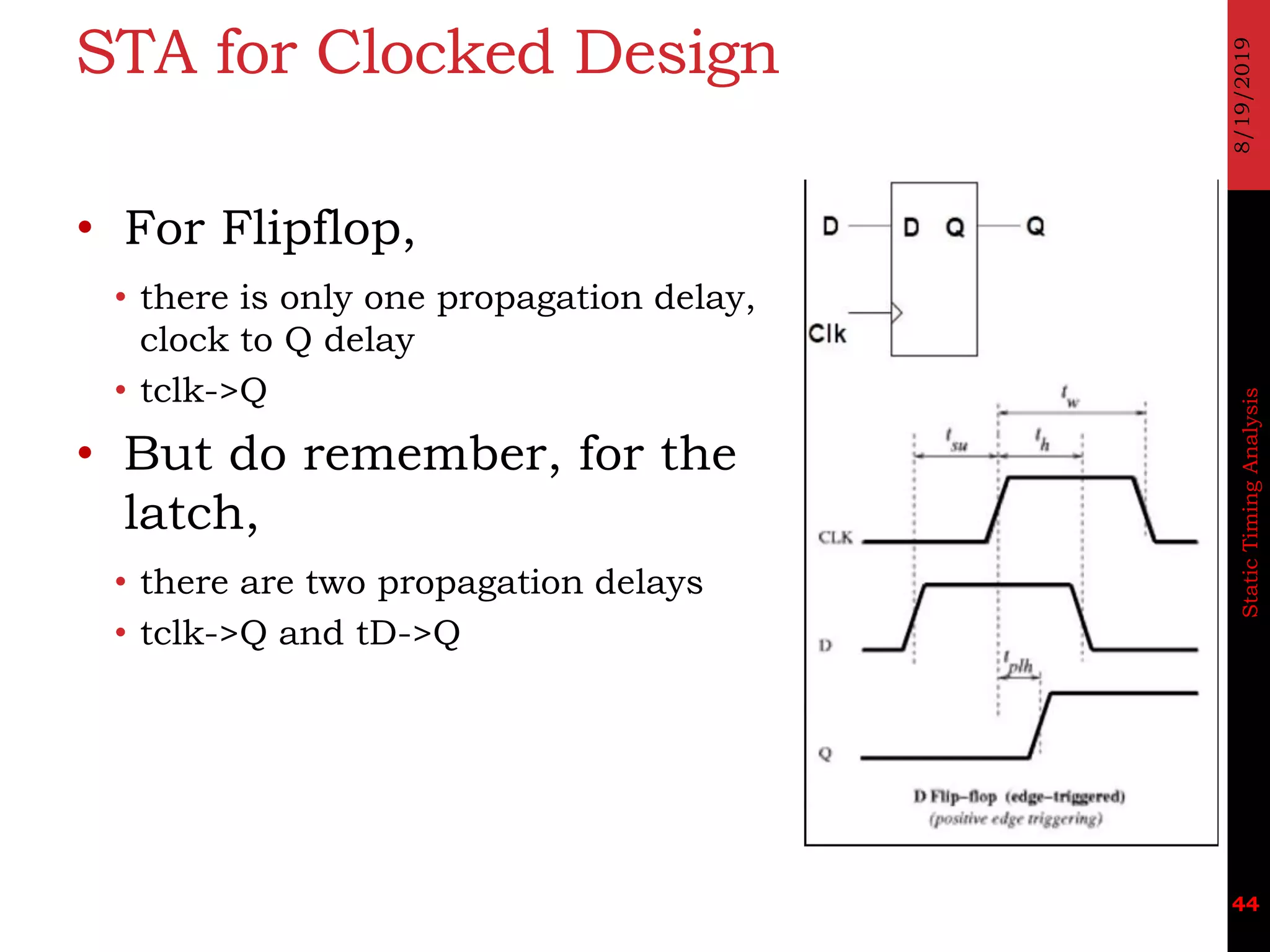 2019 3 testing and verification of vlsi design_sta | PDF