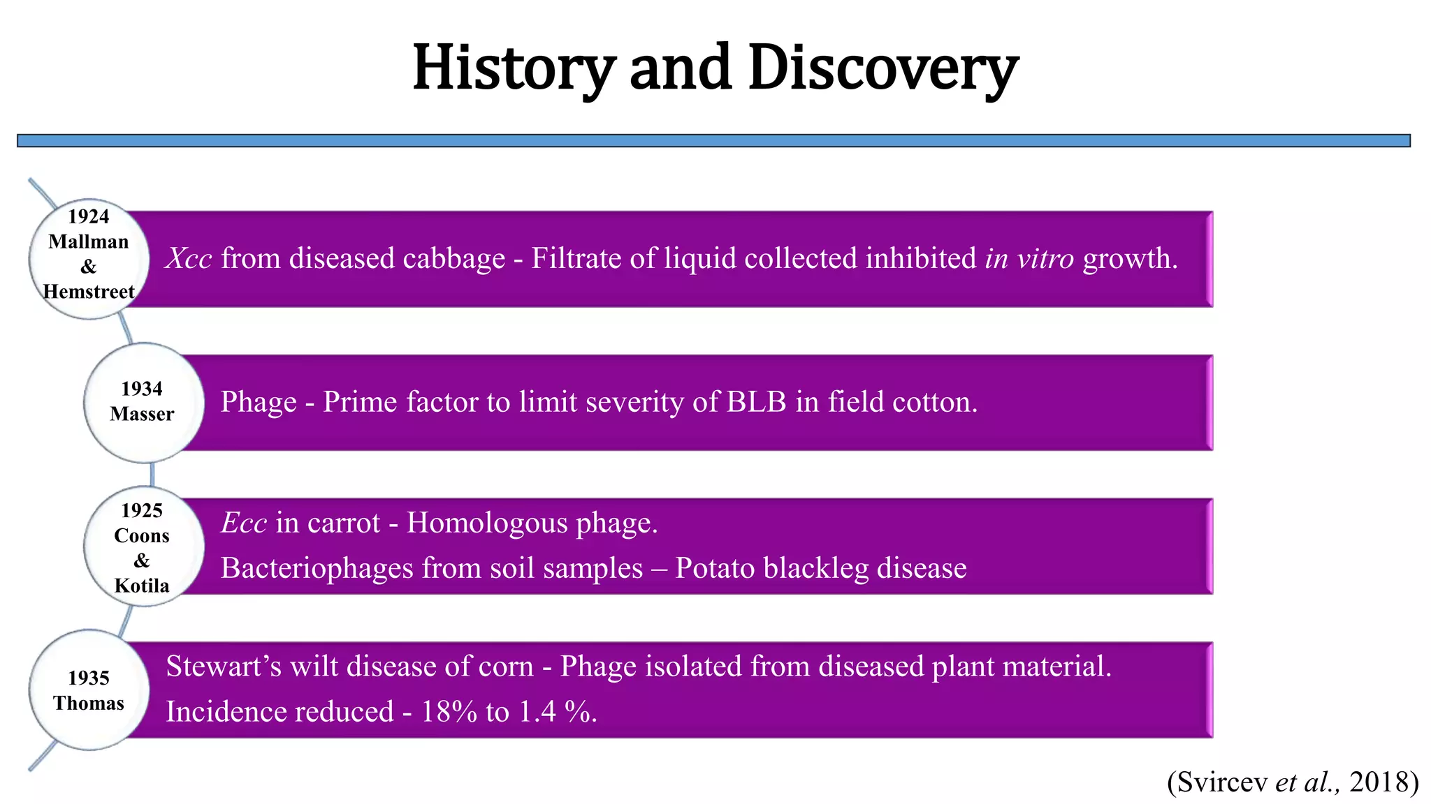 Role of bacteriophages in management of plant diseases | PPTX