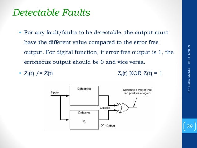2019 5 Testing And Verification Of Vlsi Designfaultmodeling Pdf
