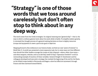 5 Things We Think We Know About Strategy -- And Why We're Wrong | PPT
