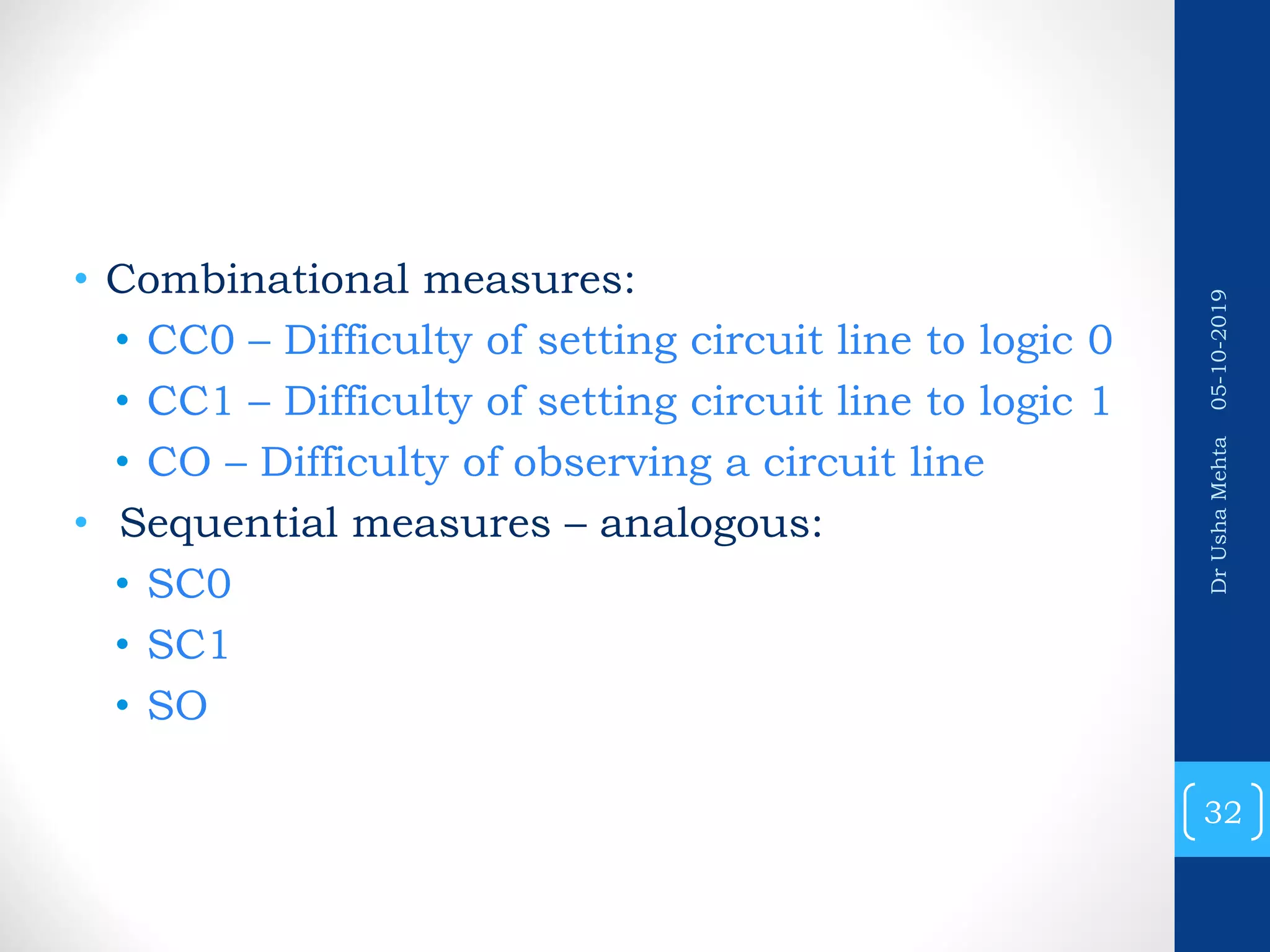 Deterministic Test Pattern Generation D Algorithm Of Atpg Testing Of Vlsi Design Pdf