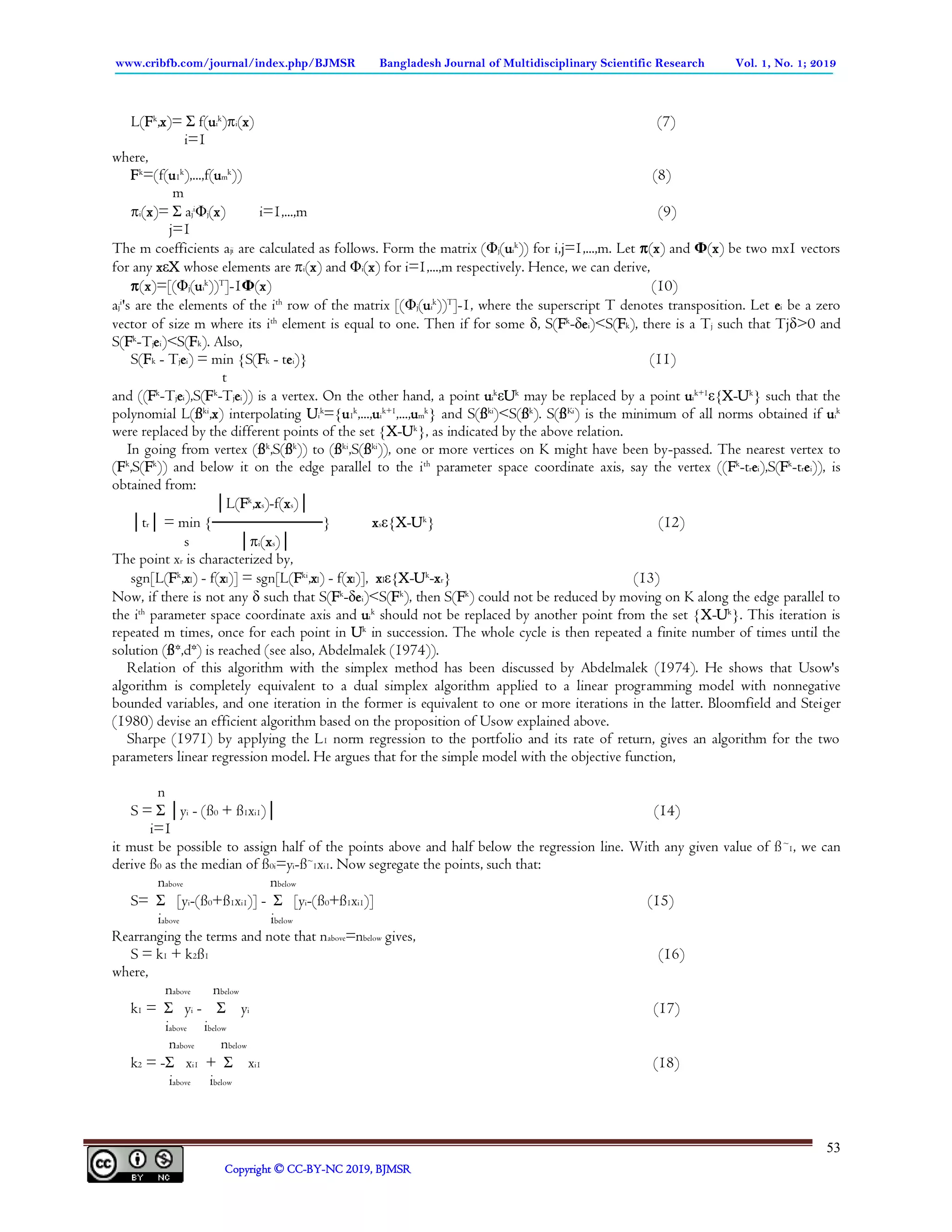 New Algorithms for L1 Norm Regression | PDF