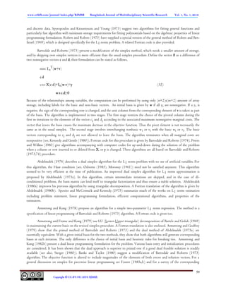 New Algorithms for L1 Norm Regression | PDF