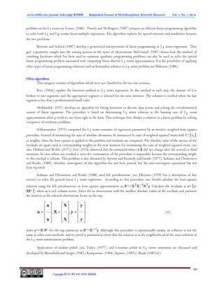 New Algorithms for L1 Norm Regression | PDF