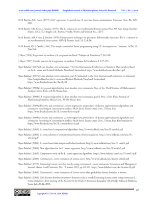 New Algorithms for L1 Norm Regression | PDF