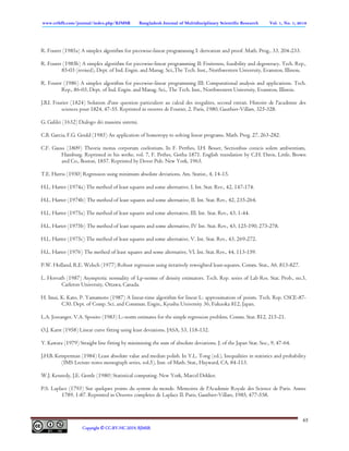 New Algorithms for L1 Norm Regression | PDF
