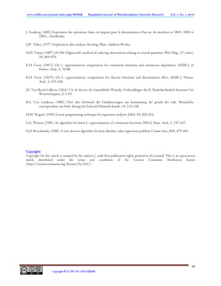 New Algorithms for L1 Norm Regression | PDF