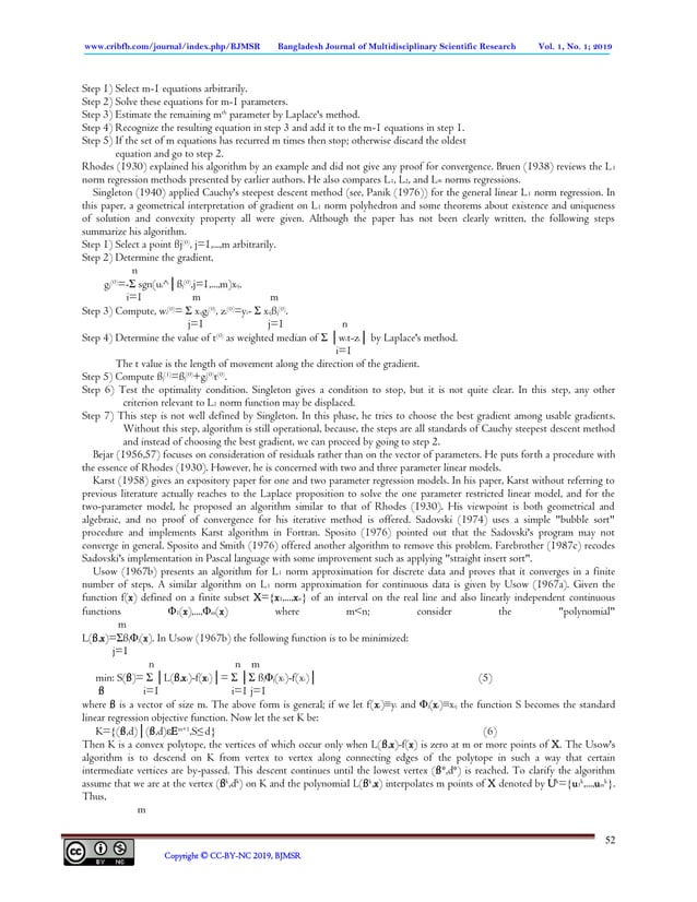 New Algorithms for L1 Norm Regression | PDF