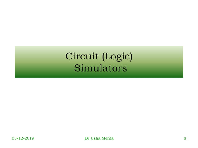 Fault Simulation Testing Of Vlsi Design