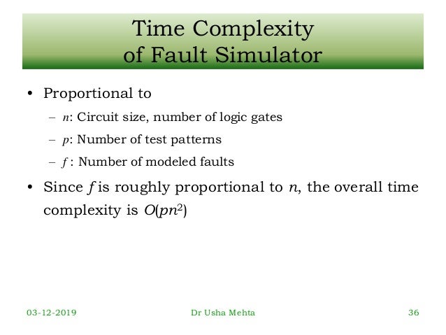 Fault Simulation Testing Of Vlsi Design