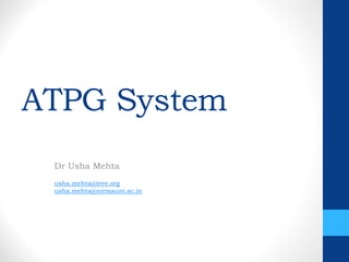 Automatic Test Pattern Generation (Testing of VLSI Design) | PDF