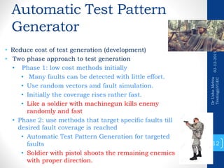 Automatic Test Pattern Generation (Testing of VLSI Design) | PDF