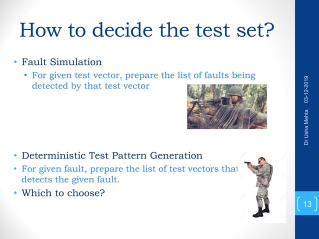 Automatic Test Pattern Generation Testing Of Vlsi Design Ppt