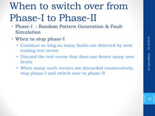 Automatic Test Pattern Generation (Testing of VLSI Design) | PDF