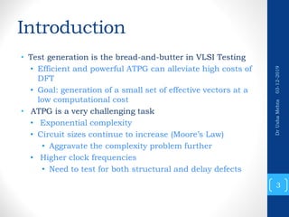 Automatic Test Pattern Generation (Testing of VLSI Design) | PDF