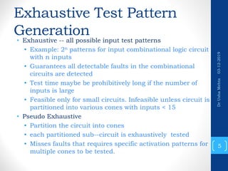 Automatic Test Pattern Generation (Testing of VLSI Design) | PDF