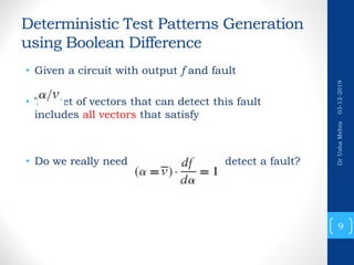 Automatic Test Pattern Generation (Testing of VLSI Design) | PDF