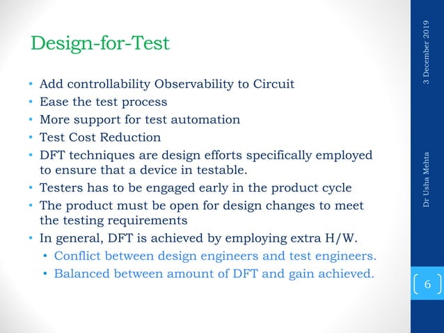 Design-for-Test (Testing of VLSI Design) | PDF
