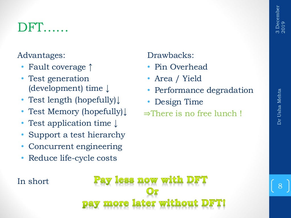 2019 9 Testing And Verification Of Vlsi Designdft 7609