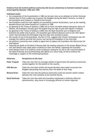 Advanced Higher History exam - 2019 (marking instructions) | PDF